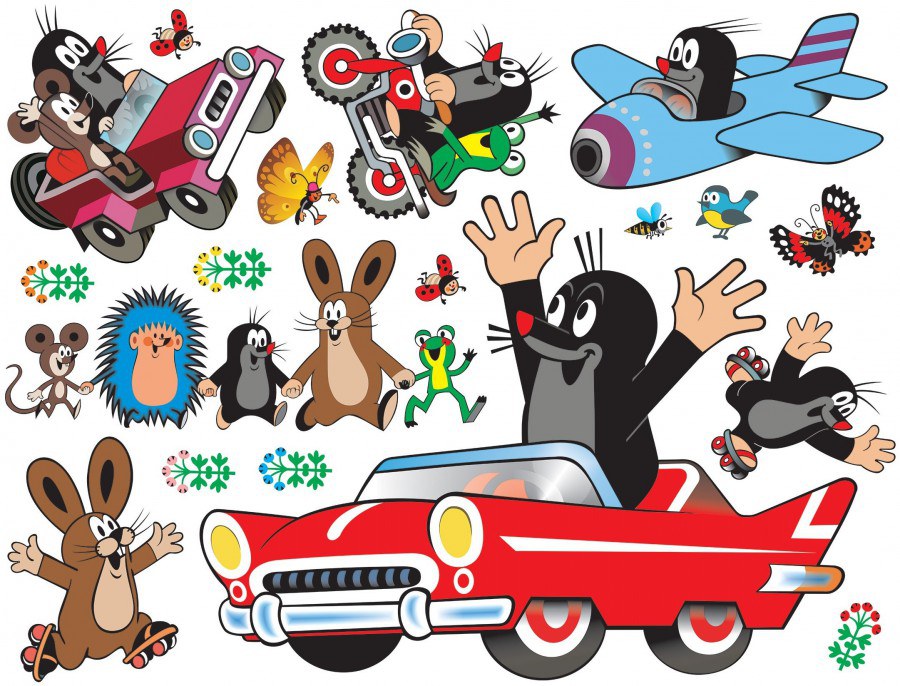 Nálepka na stenu 1789 Krtko | Farby | Laky | Tapety na stenu | R ...